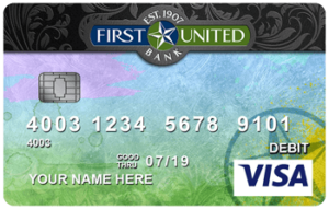 First United Bank Visa Debit Card