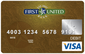 First United Bank Visa Debit Card
